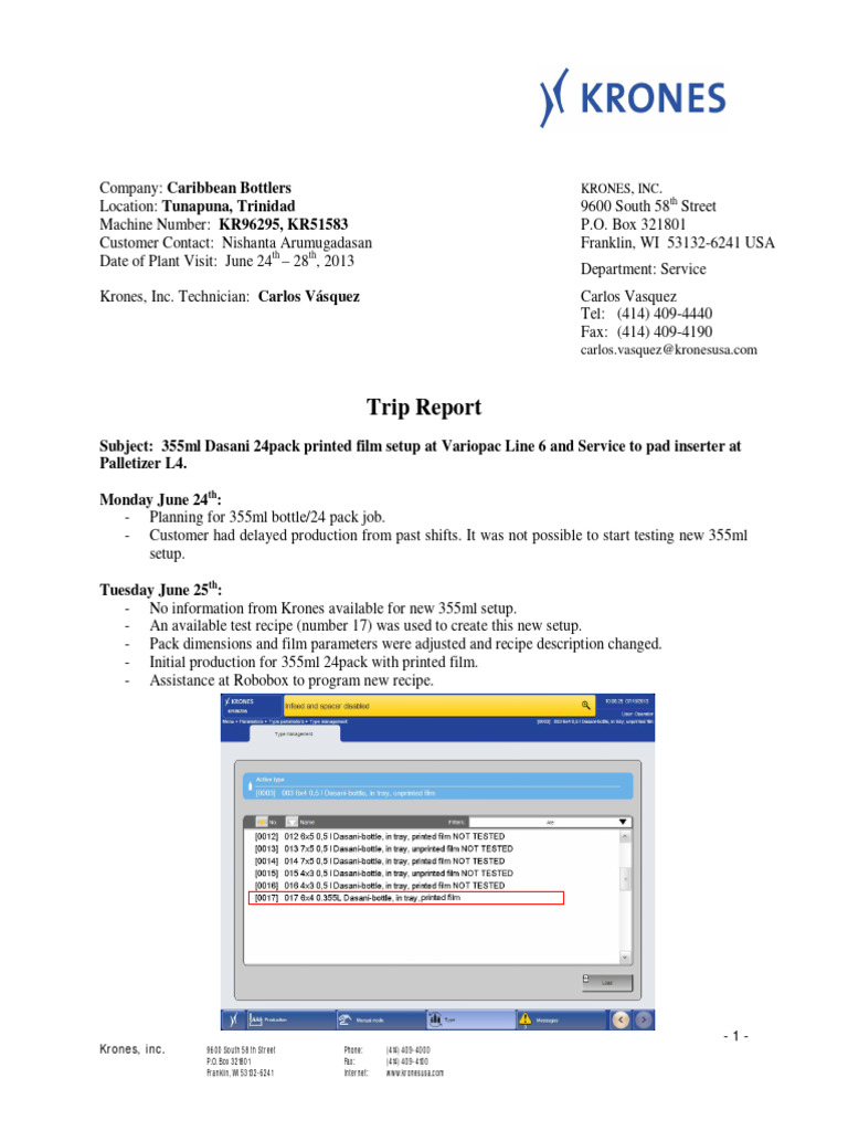 13.06.31 CVasquez - L6 Variopac - KR96295 - 355ml Setup and L4 Pad ...