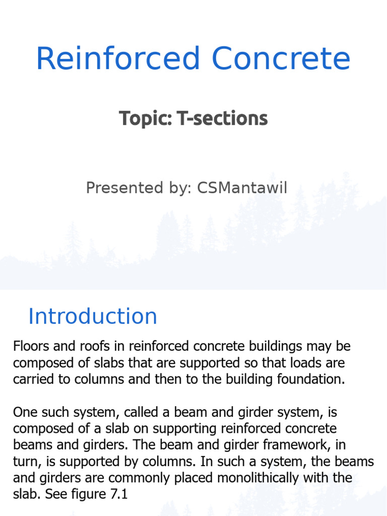 Lec7a T Sections | PDF | Architectural Design | Architecture