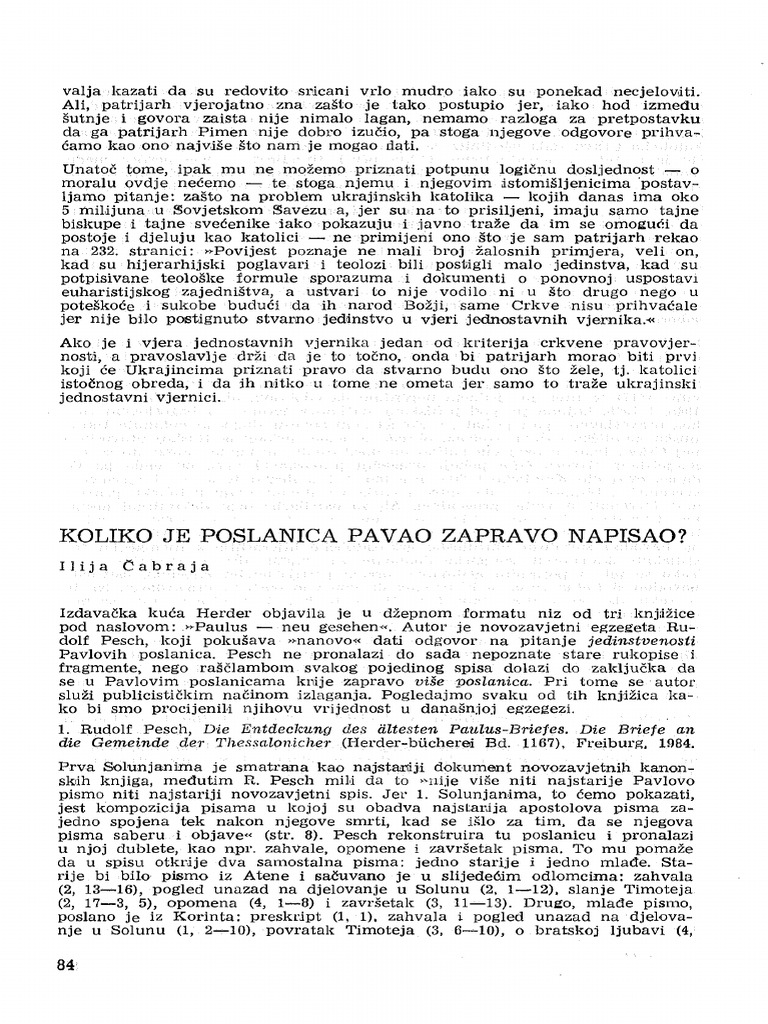 CUS1989 1 15 Cabraja Koliko je posl Pav napisao PDF