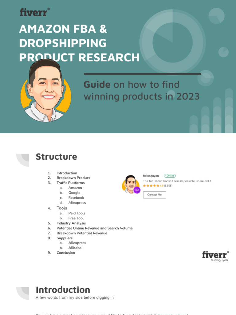 Product Research Guide 2023 | PDF | E Commerce | Search Engine Optimization
