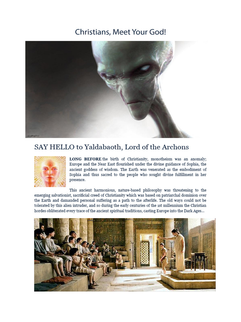 Christians Meet Your God | PDF | Gnosticism | Religious Belief And Doctrine