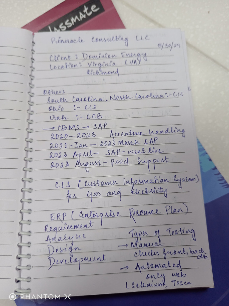 Training Class Notes | PDF