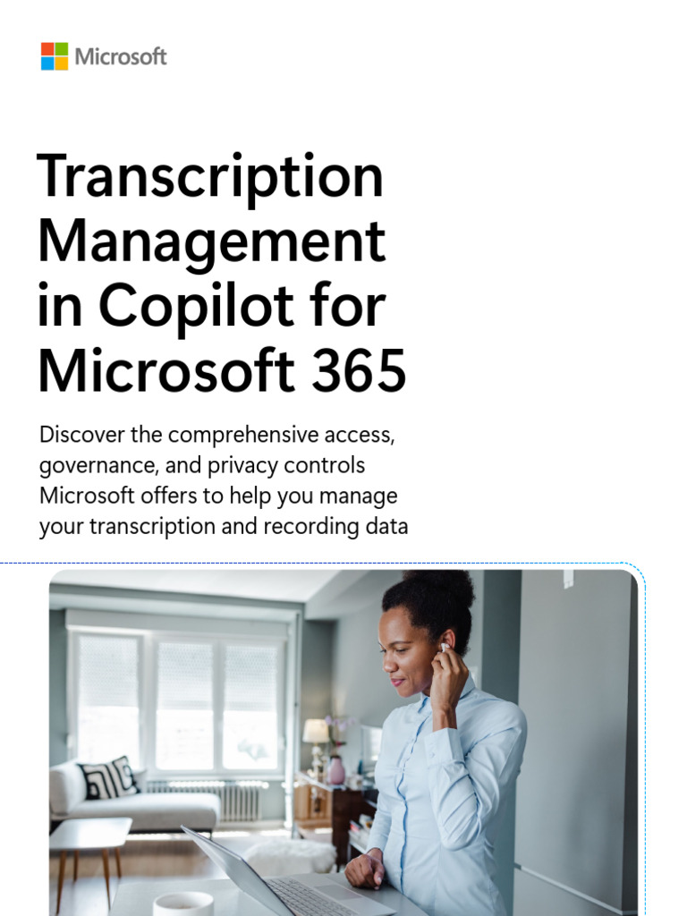 Transcription Management in Copilot For Microsoft 365 | PDF | Privacy ...