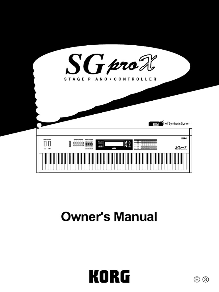 SGproX OM E3 634642030010080000 | PDF | Piano | Electromagnetic Interference