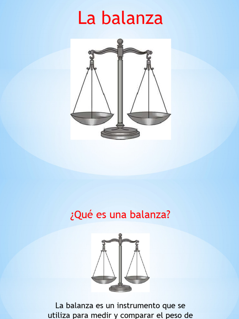 Presentación La Balanza | PDF