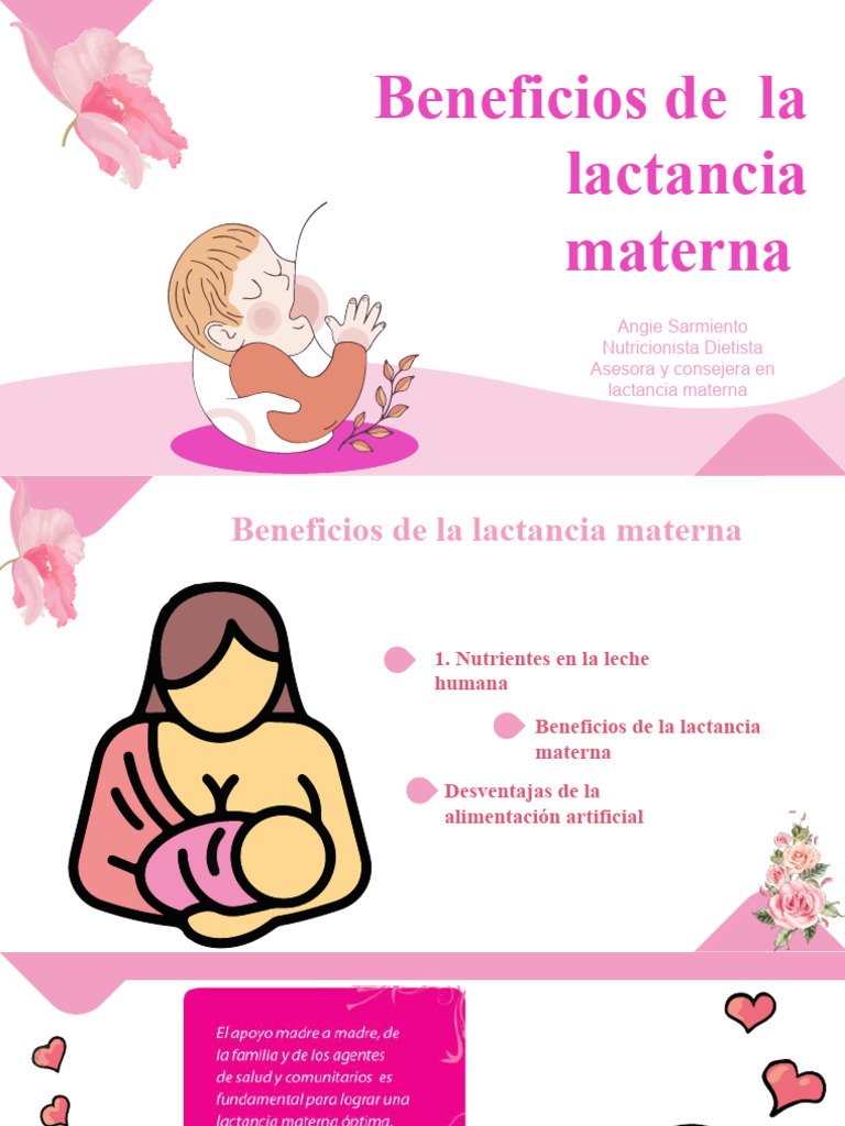 BENEFICIOS DE LA LACTANCIA MATERNA | PDF | Amamantamiento | La leche ...