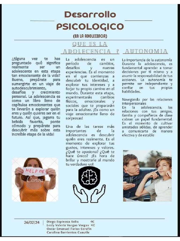 DESARROLLO PSICOLOGICO | PDF