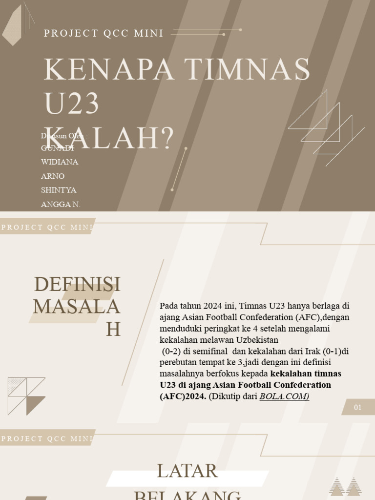 Ppt Project Qcc Mini Team 1 | PDF