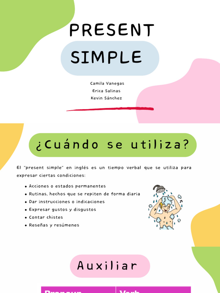 Present simple | Download Free PDF | Linguistics | Languages