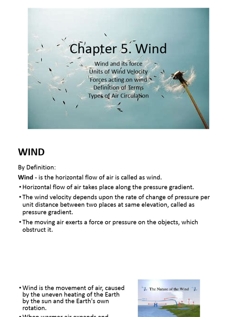 Agrometeorology Wind | PDF | Wound | Monsoon
