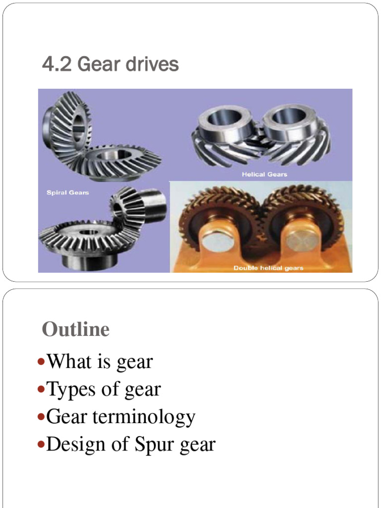 Gear | PDF | Gear | Mechanical Engineering