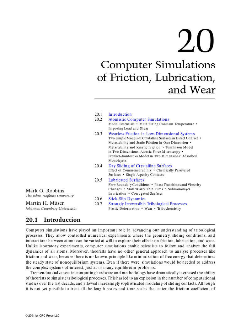 8403 PDF CH20 | PDF | Friction | Wear