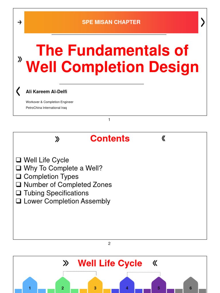 The Fundamentals of Well Completion Design | PDF | Casing (Borehole ...