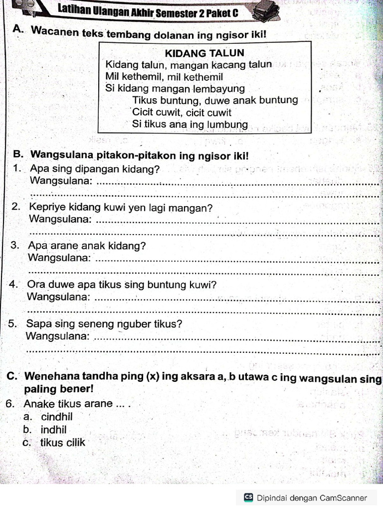 Bahasa Jawa 1 | PDF