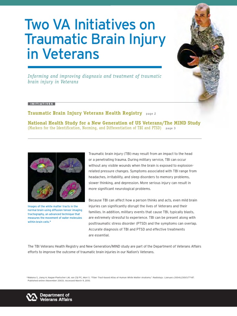 VA TBI Brochure | Veterans Health Administration | Traumatic Brain Injury