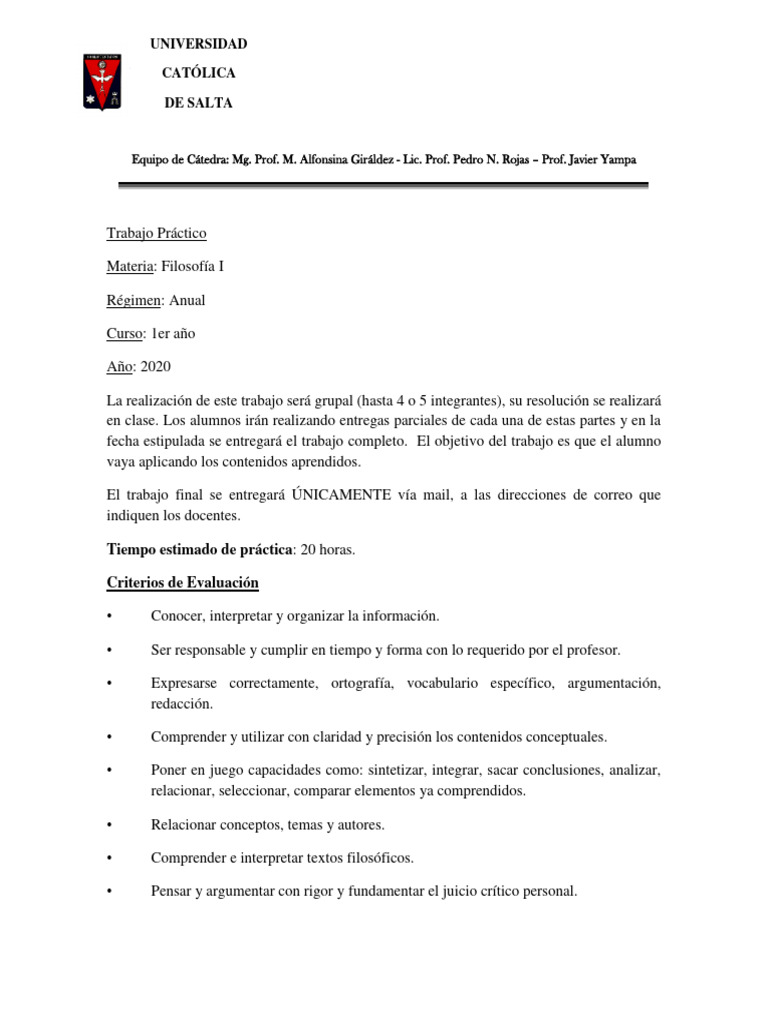 Actividad Filosofía 202 | PDF | Verdad | Platón