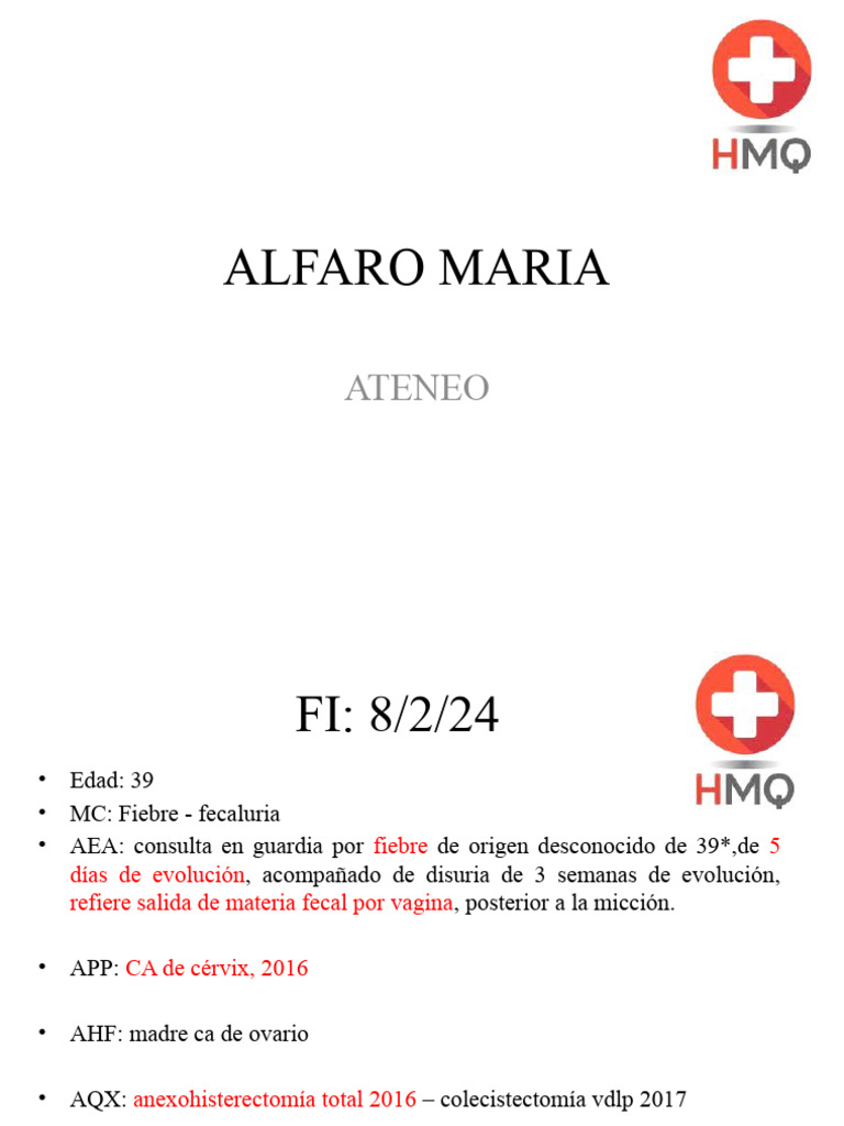 Alfaro Maria | PDF | Vagina | Enfermedades y trastornos