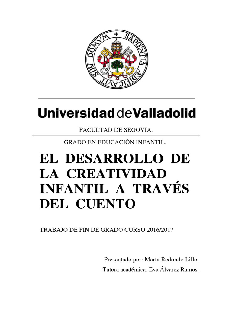 TFG-B 964 | PDF | Creatividad | Aprendizaje