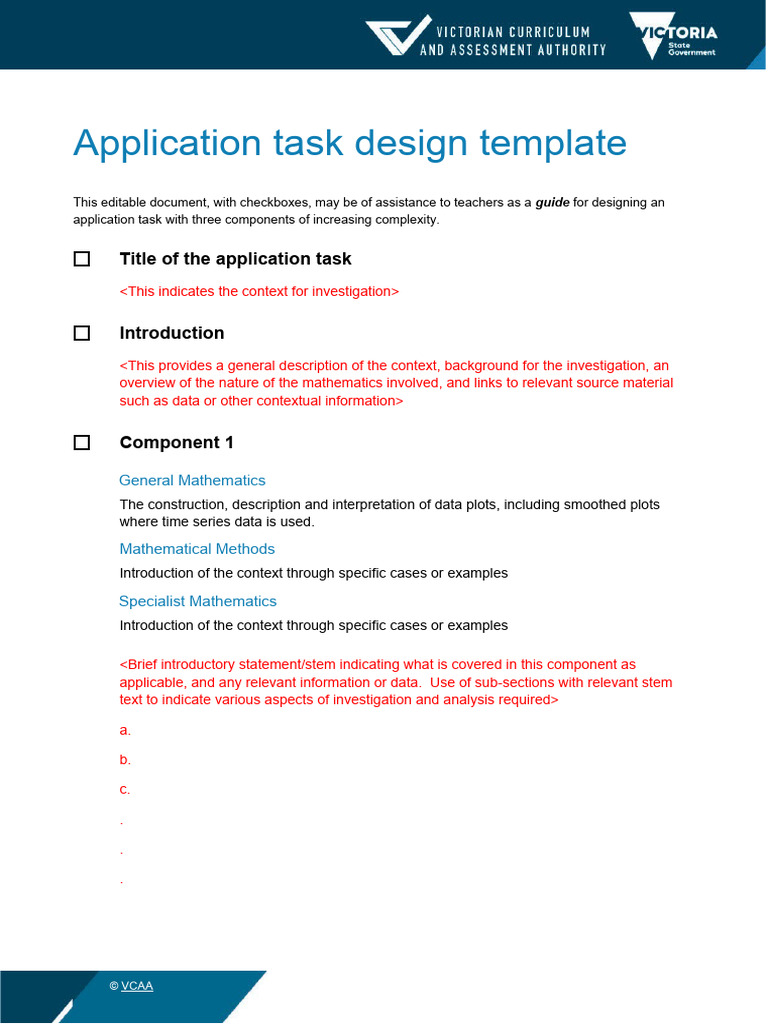 Application Task Design Template | PDF | Mathematics | Time Series