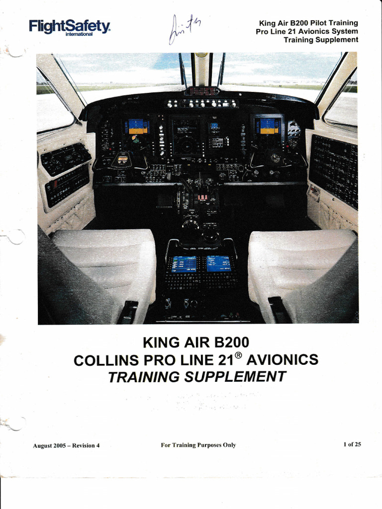 Pro Line 21 Avionics System Training Supplement | PDF | Avionics | Measuring Instrument