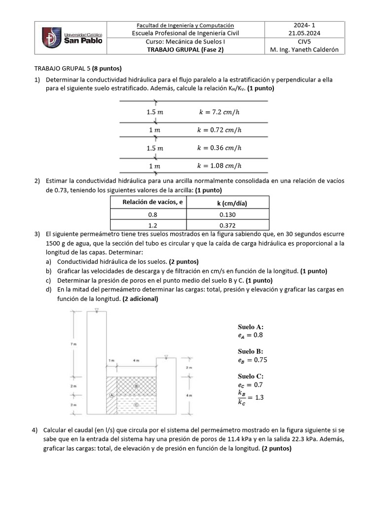 Lista de Ejercicios Fase 2 - 2024-1 PDF | PDF | Física Aplicada e Interdisciplinaria | Ciencias ...
