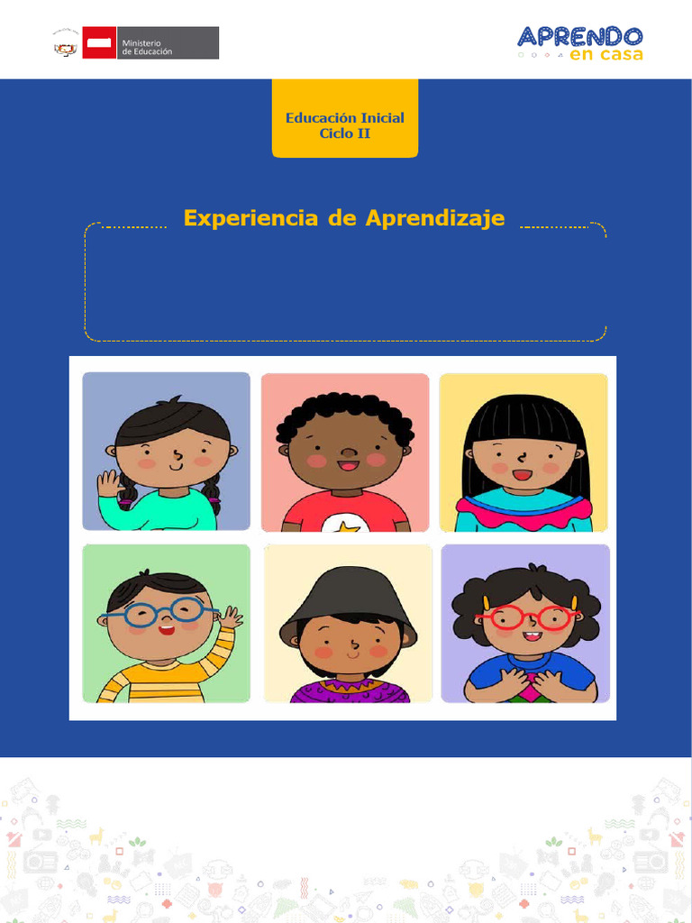 Inicial Ciclo II Planificamos Eda 1 Asi Soy Yo Docente | PDF | Educación de la primera infancia ...