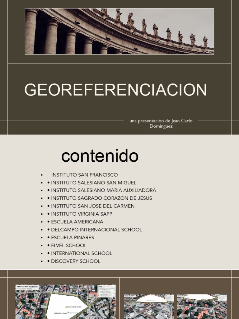 Georefernciacion Jean Dominguez | PDF