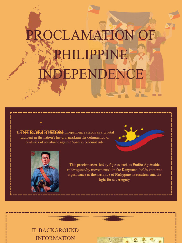 Philippine Independence Proclamation 1898 | PDF | Philippines | Spanish ...