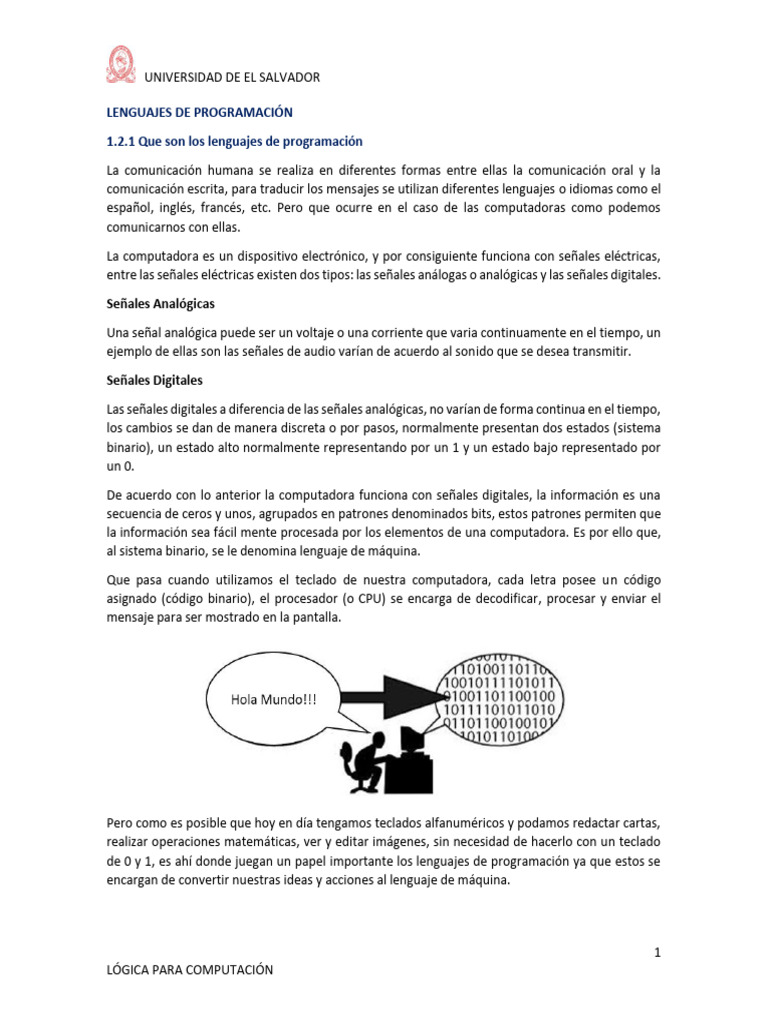 Lenguajes de Programacion (2) QUE CONDEDE CON LA TERA | PDF | Lenguaje de programación ...