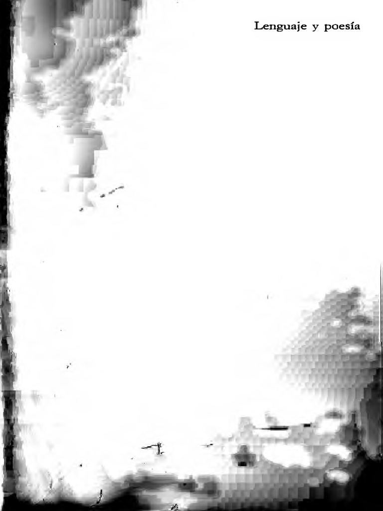 Jorge Guillén Álvarez - Lenguaje y Poesía-Alianza (1969) (Blanco y ...