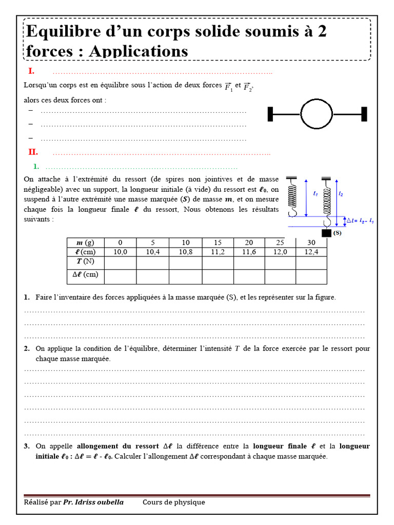 Lecon Phy 5 | PDF