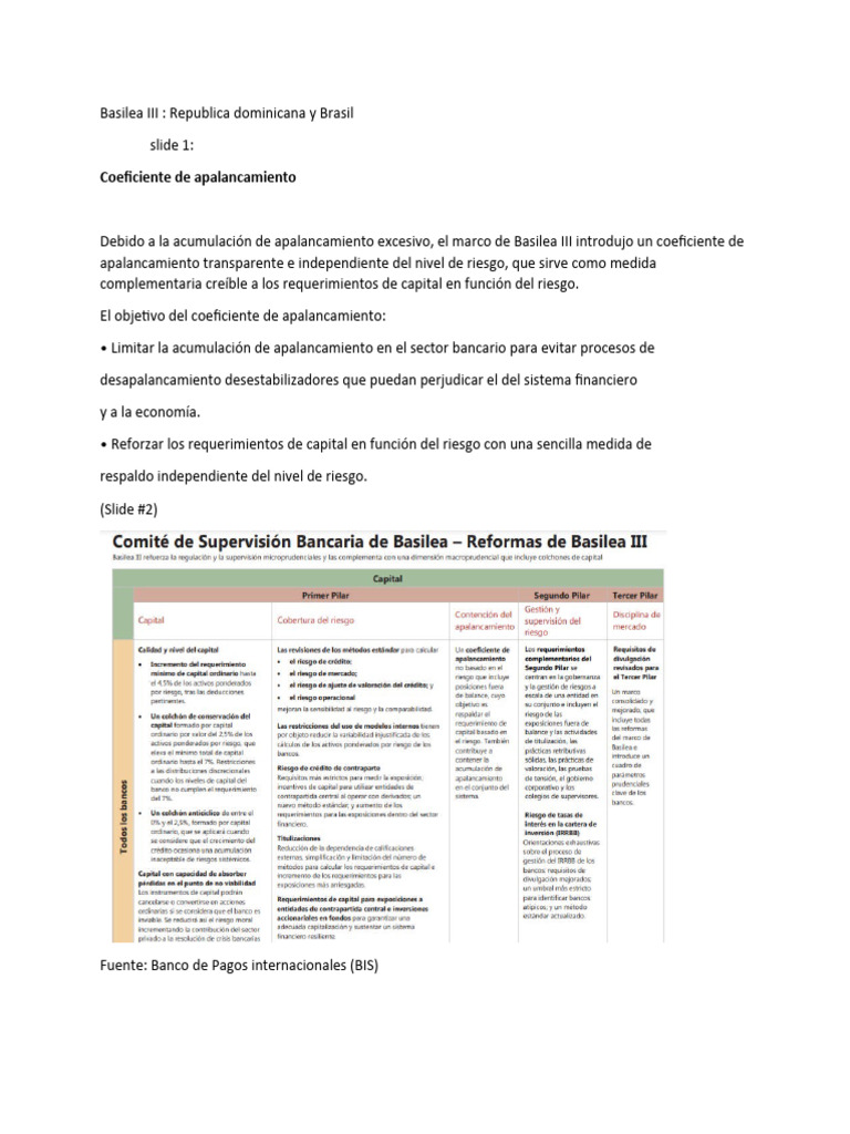 Basilea III | PDF | Basilea Iii | Basilea Ii