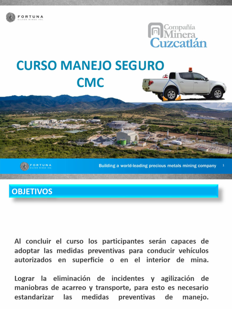 Curso de Manejo Seguro en Minas | PDF | Tracción en las cuatro ruedas ...