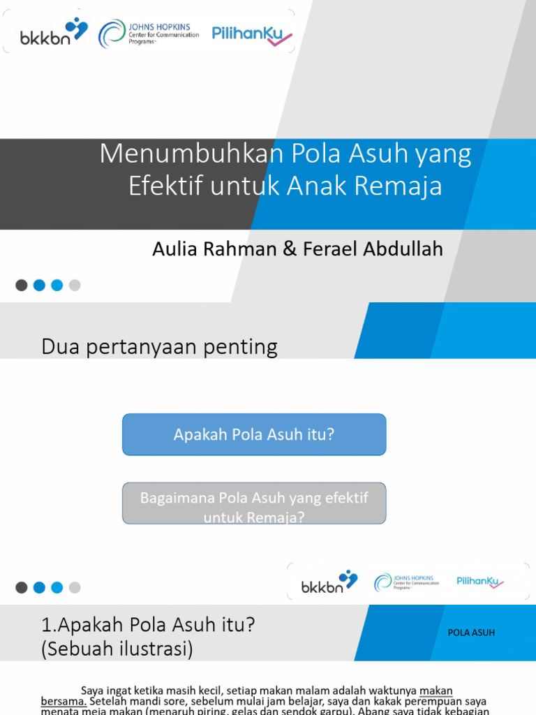 Pola Asuh Efektif untuk Remaja | PDF | Kesehatan Holistik