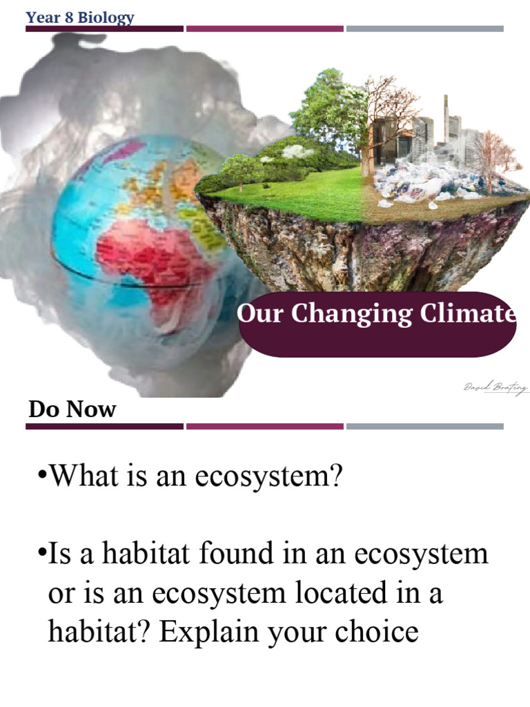 Our Changing Climate - Presentation | PDF | Weather | Climate
