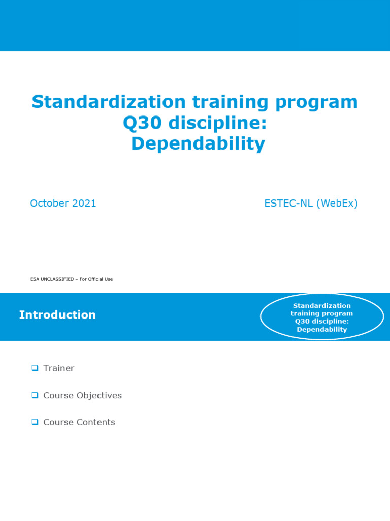 Dependability Training for Engineers | PDF | Reliability Engineering | Risk