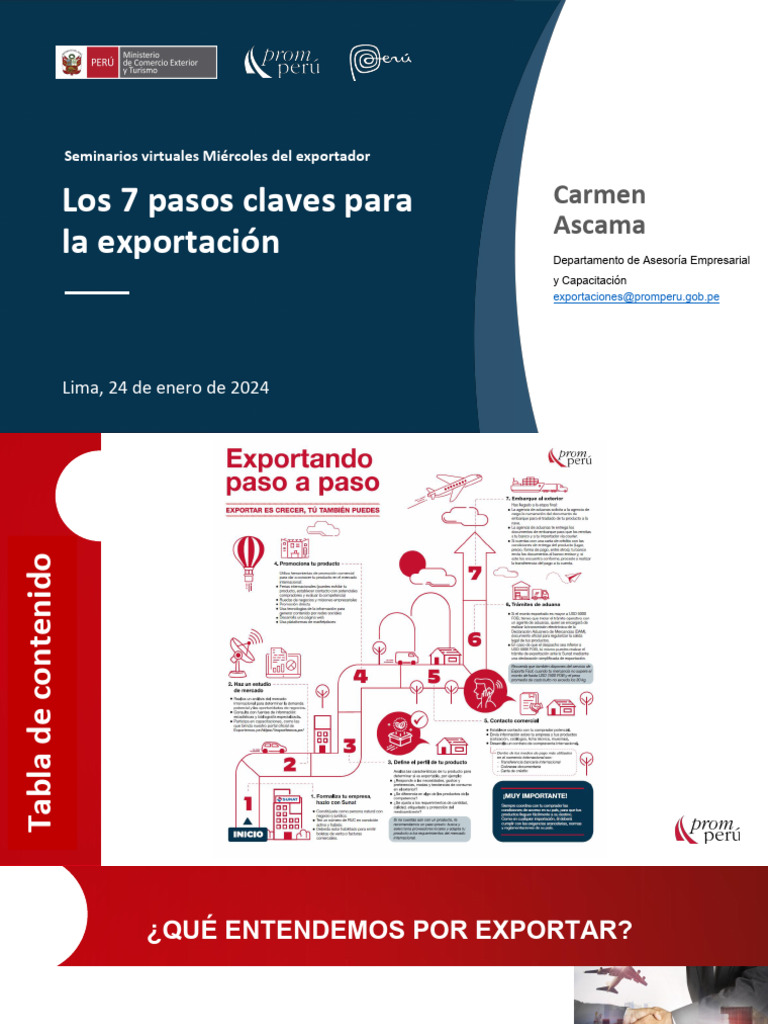 7 Pasos Claves Para Exportar Pdf Economias Business