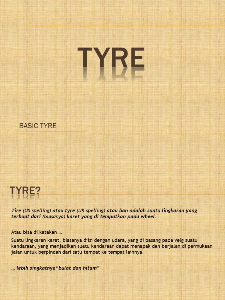 1.basic Tyre | PDF
