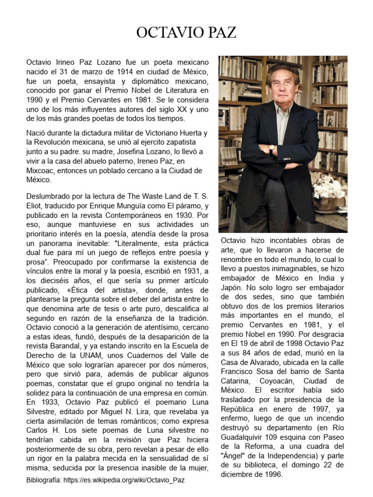 Octavio Paz | PDF