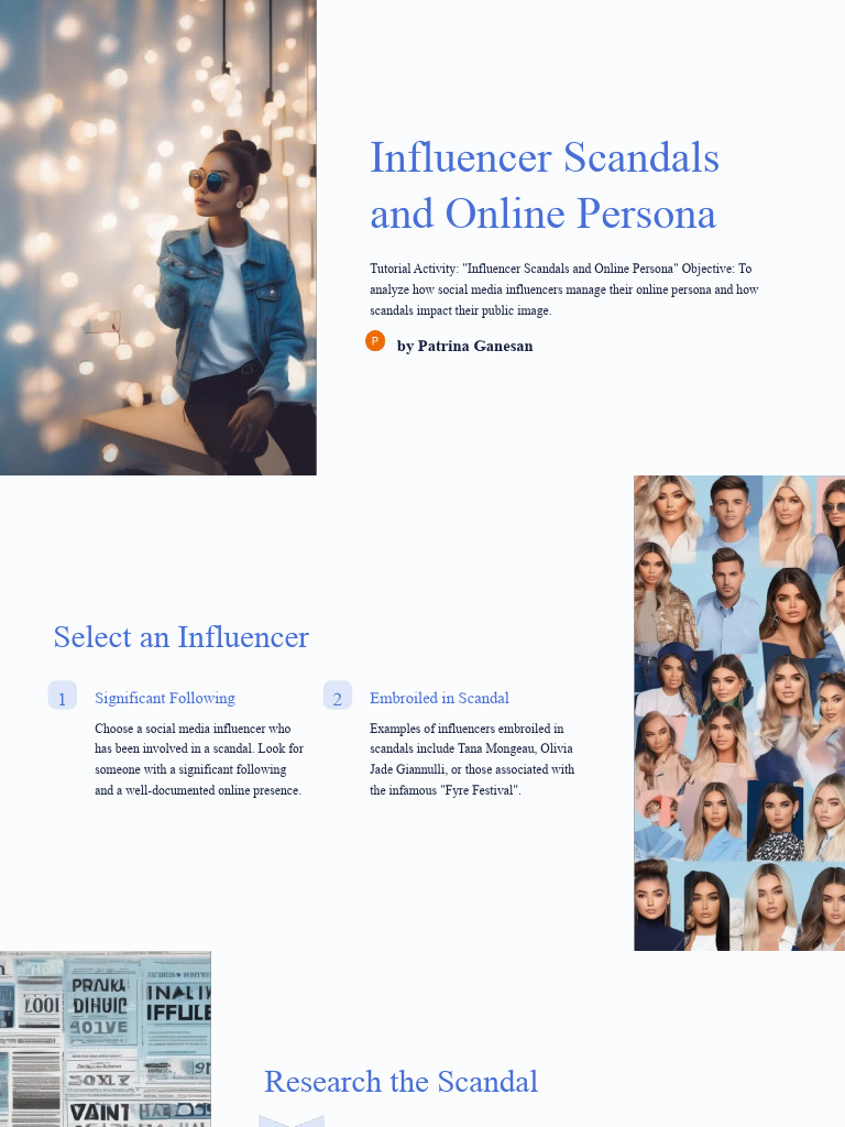 Influencer Scandals | PDF | Social Media | Popular Culture & Media Studies