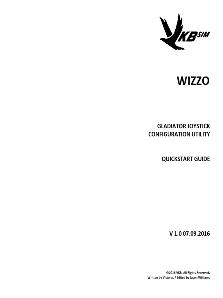 Gladiator Joystick WIZZO Setup Guide | PDF | Computer File | Software ...