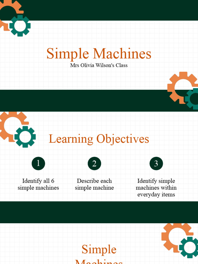 Simple Machines for Students | PDF | Travel | Home & Garden