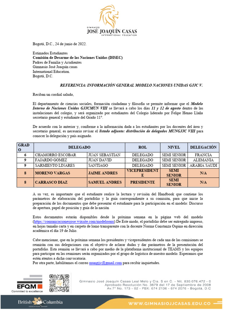 Disec-Onu 2022 | PDF | Naciones Unidas | Relaciones internacionales