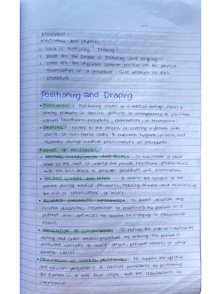 Position and Draping | PDF