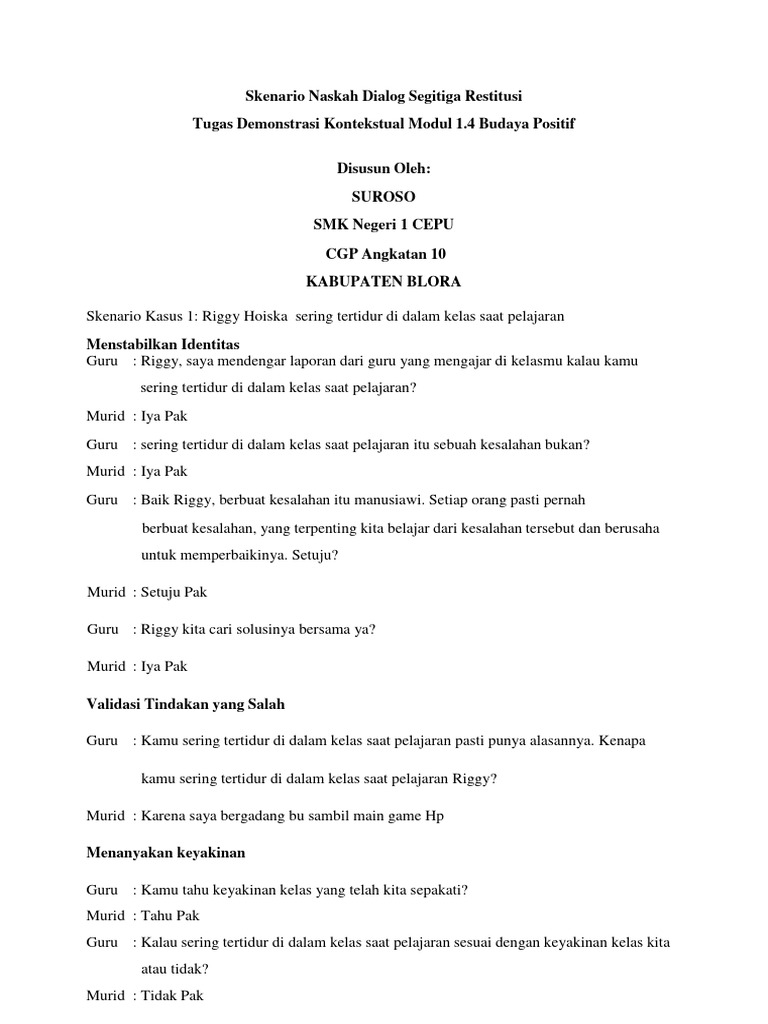 2 Script (Naskah Percakapan) | PDF | Karier & Perkembangan | Pengembangan Diri