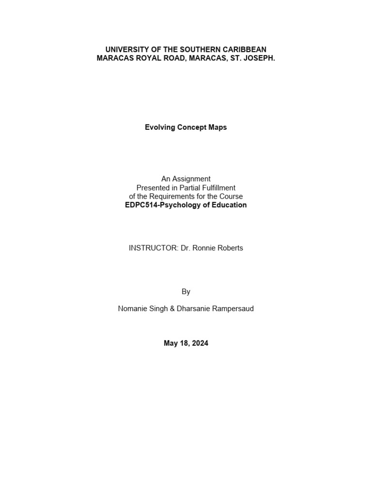 Explanations For Concept Maps | PDF | Constructivism (Philosophy Of ...