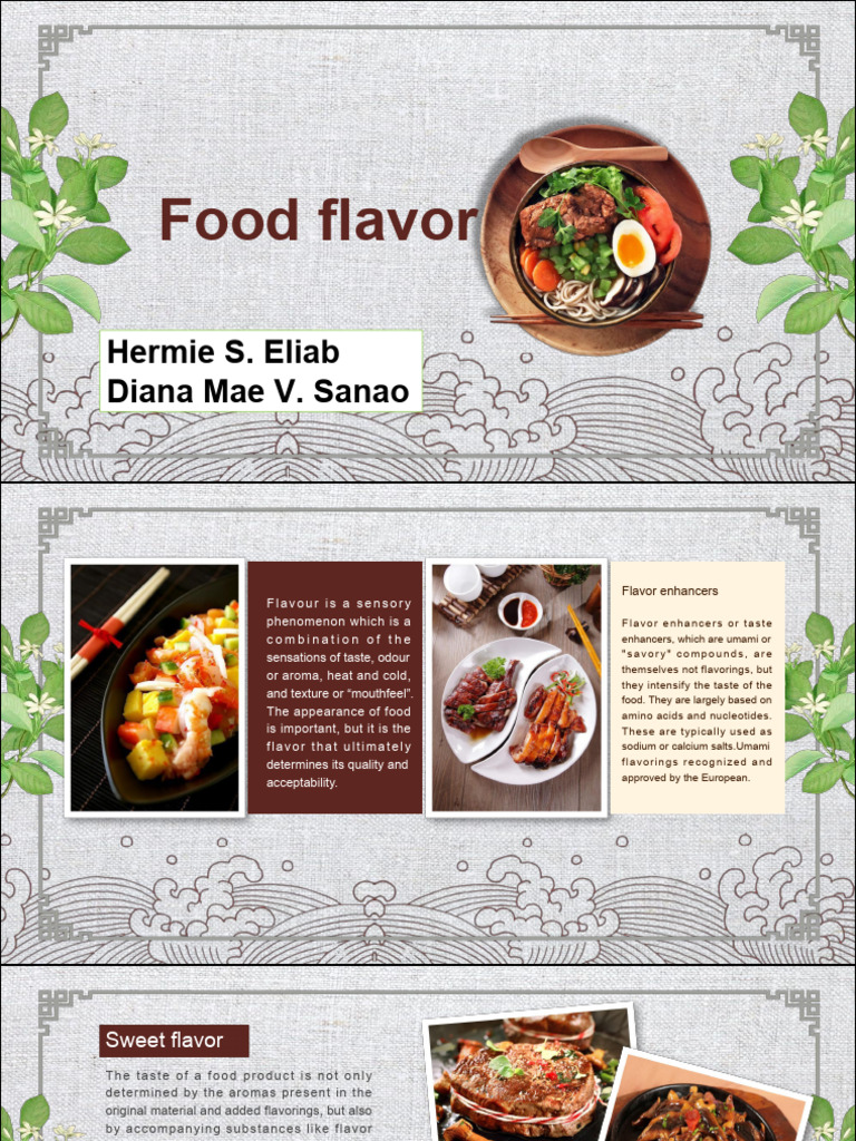 Food Flavor | PDF | Taste | Umami