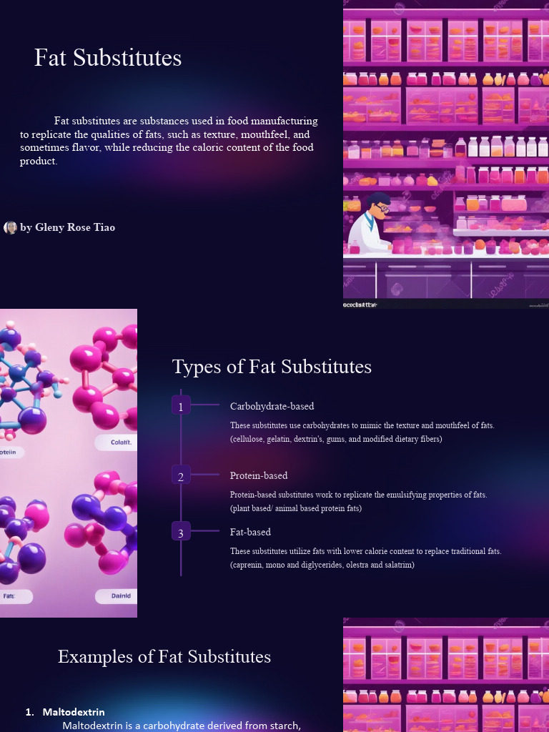 Introduction to Fat Substitutes | Download Free PDF | Foods | Starch