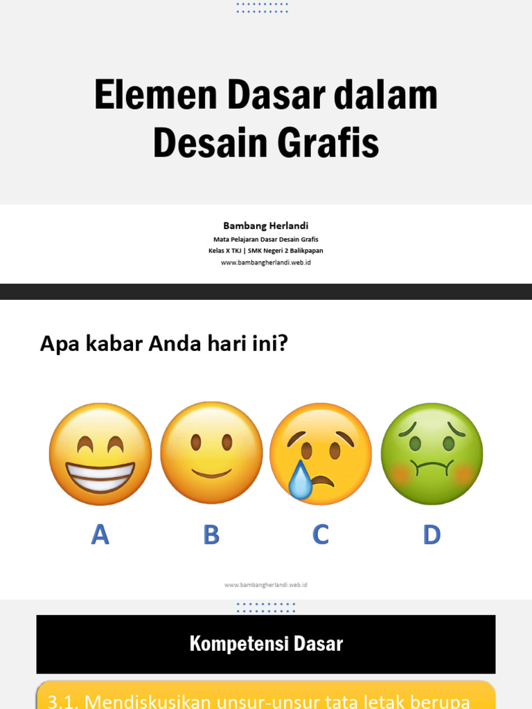 Elemen Dasar Dalam Desain Grafis - Bambang Herlandi | PDF
