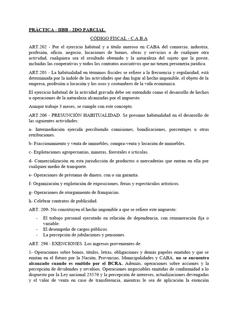 Resumen IIBB - CM | PDF | Impuestos | Comercio